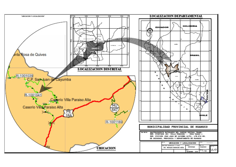 02 Plano de Ubicación Inca Huasi (1) - Ubicacion | PDF
