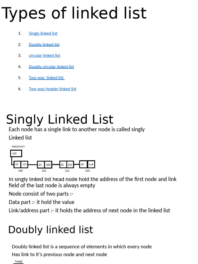 Linked List | PDF