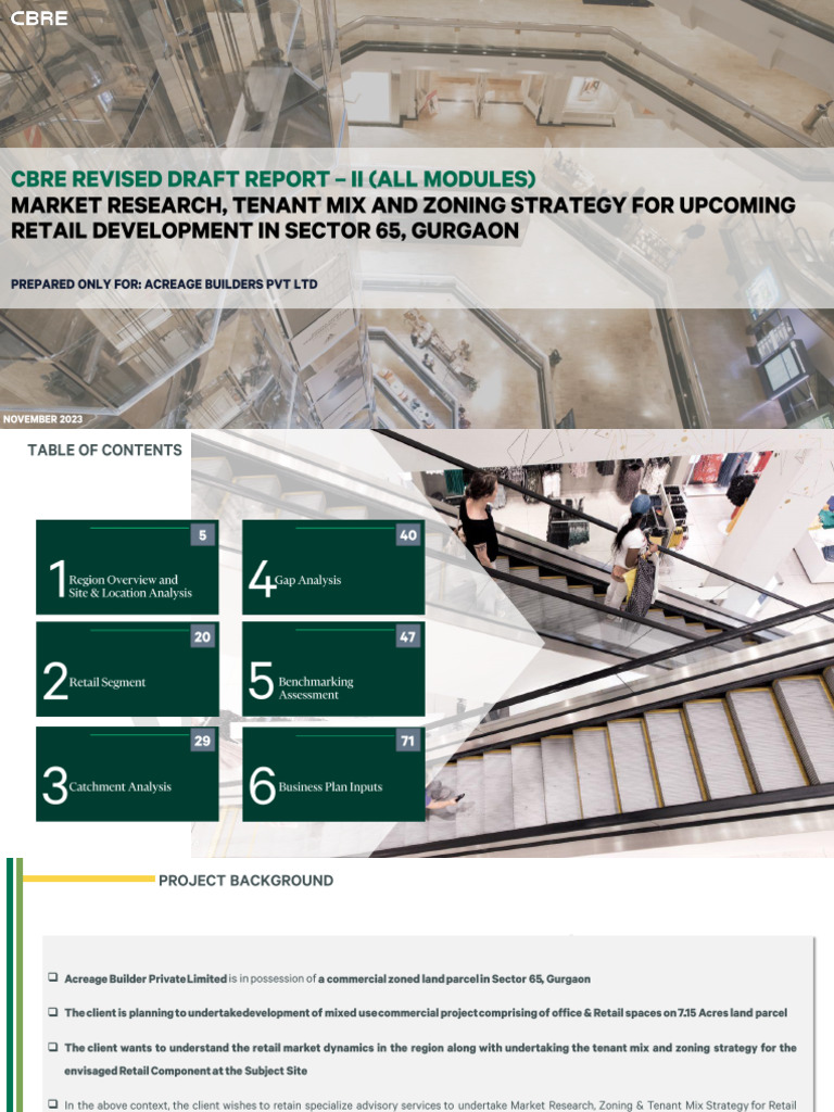 CBRE Revised Draft Report - Acreage Builders PVT LTD - 231123 1 | PDF | Real Estate Appraisal