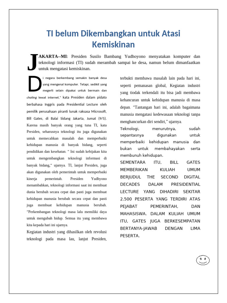 Ujian Praktek Word Ii | PDF