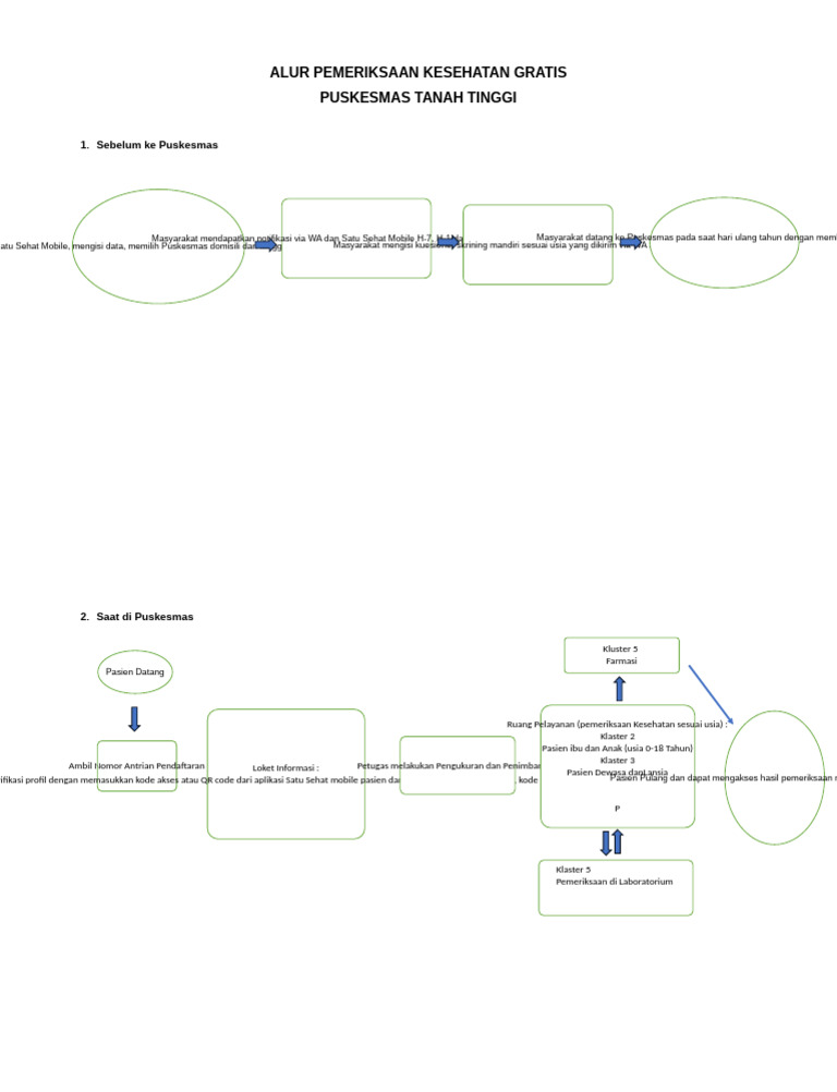 Alur Pemeriksaan Kesehatan Gratis | PDF