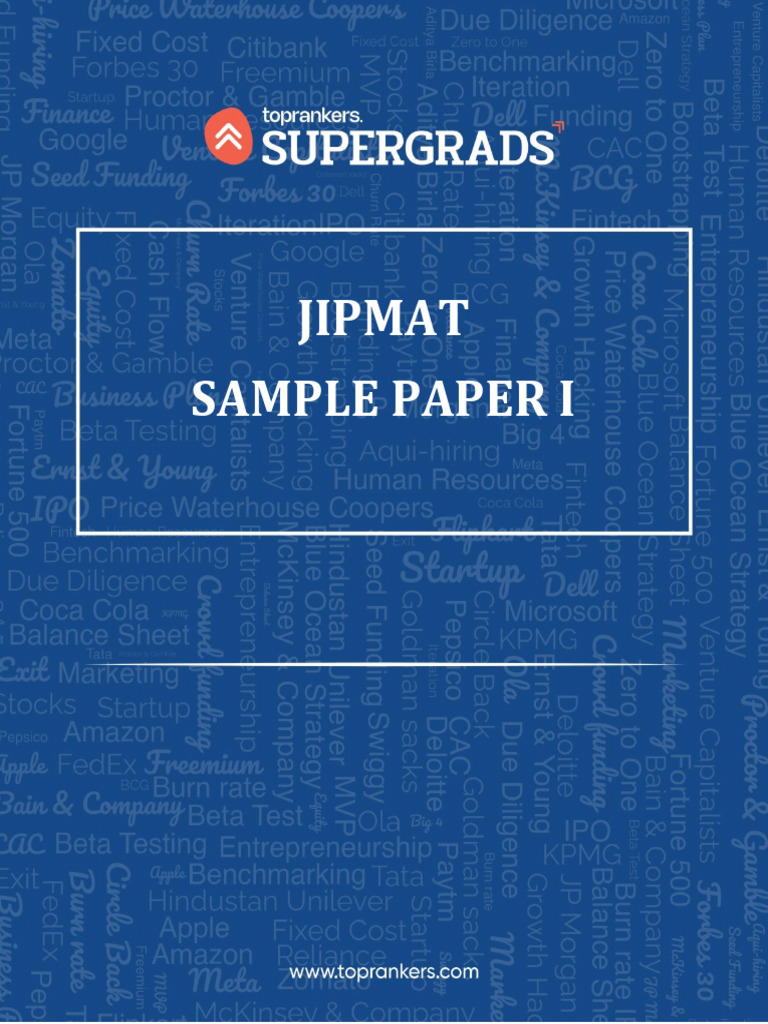 Jipmat Sample Paper I Final 02820bd1699e9 | PDF | Interest | Sphere