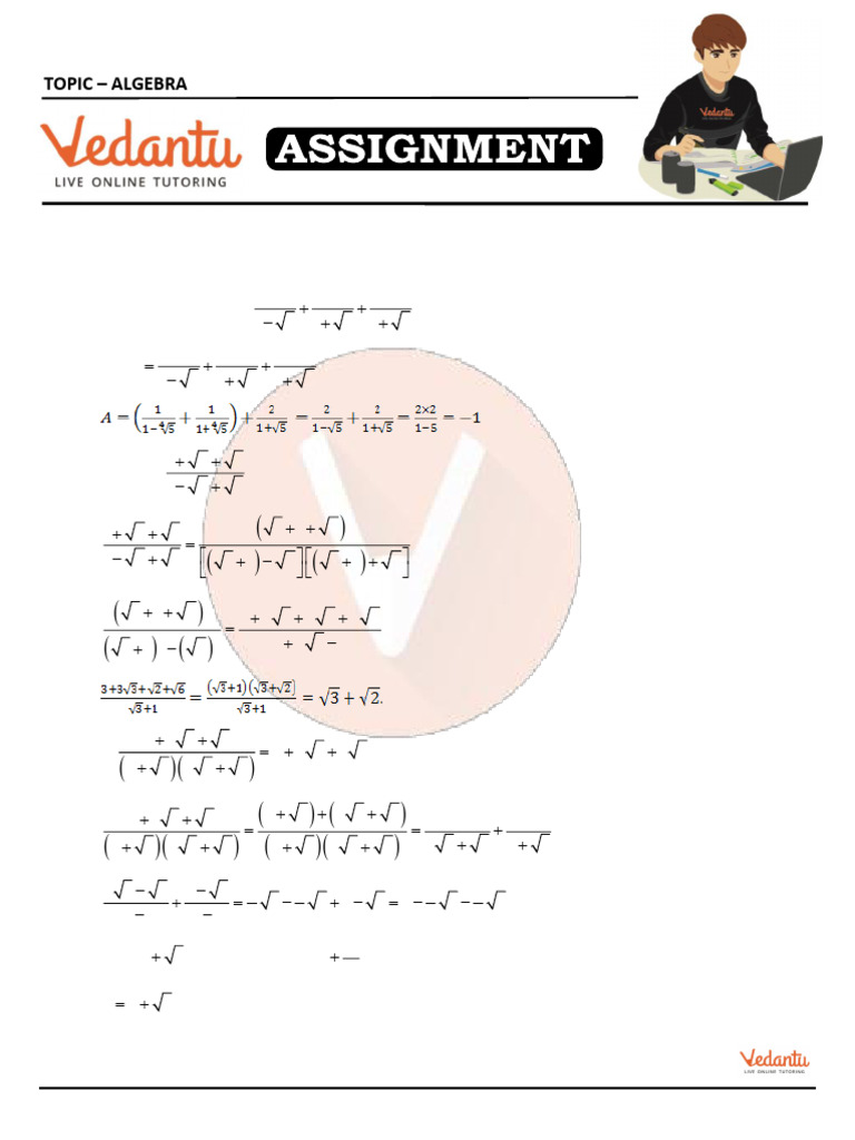 Algebra - Assignment - With Solutions | PDF | Discrete Mathematics ...