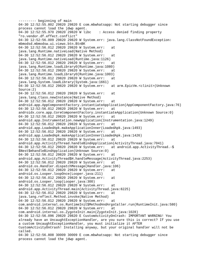 logcat | PDF | Java (Programming Language) | Android (Operating System)