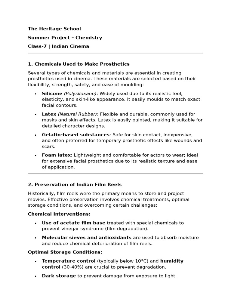 Chemistry Summer Project | PDF | Silicone | Materials