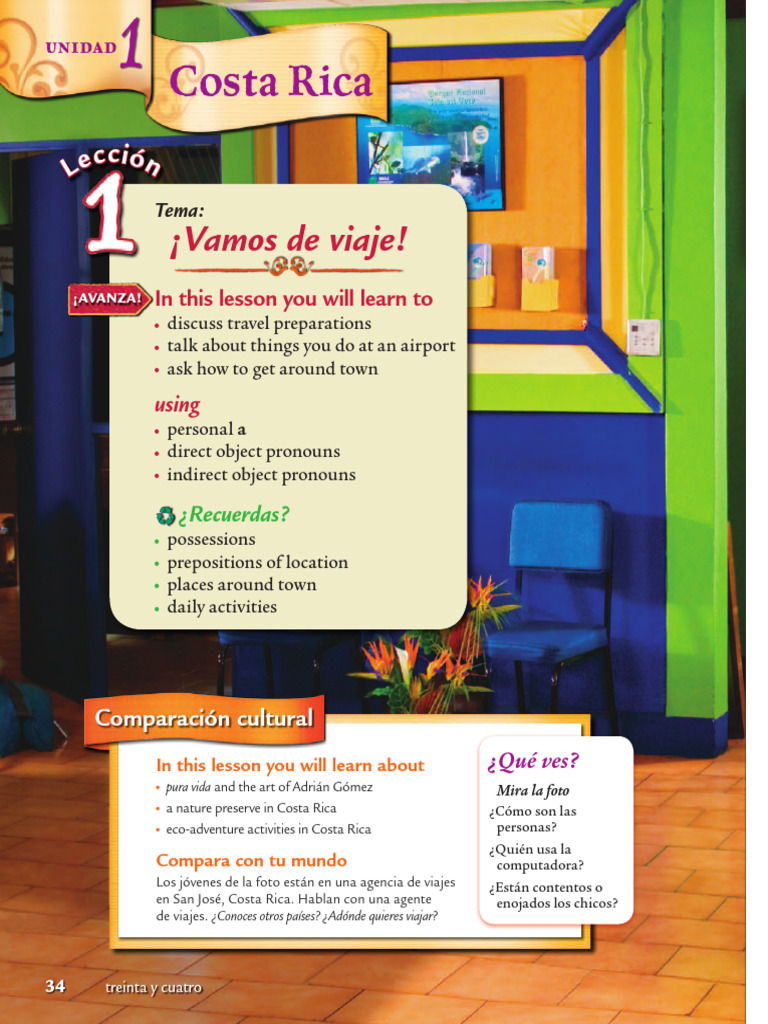 Preparativos de Viaje en Costa Rica | PDF