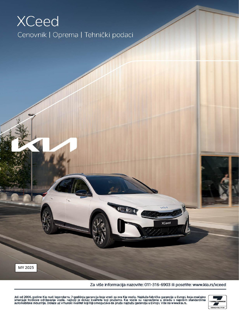 Kia SRB Xceed My25 06052025 | PDF