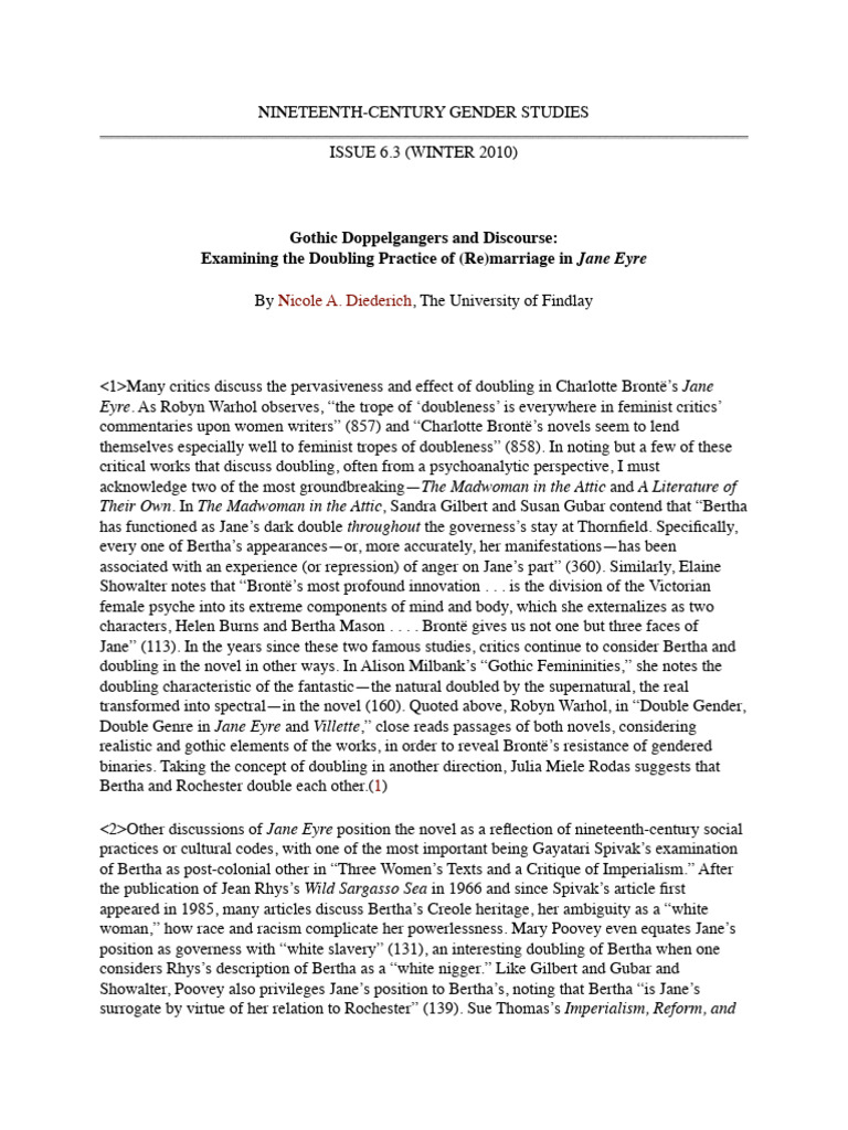 Gothic Doppelgangers and Discourse | PDF