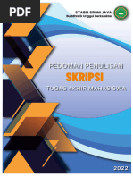 Pedoman Penulisan Tugas Akhir Mahasiswa Program Sarjana | PDF