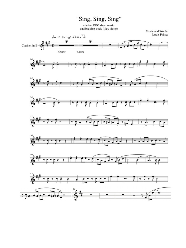 Sing Sing Sing | PDF