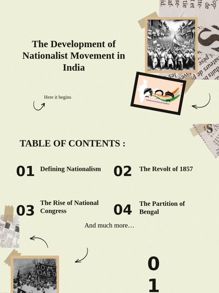 Nationalist Movement in India Overview | PDF | Indian Rebellion Of 1857 ...
