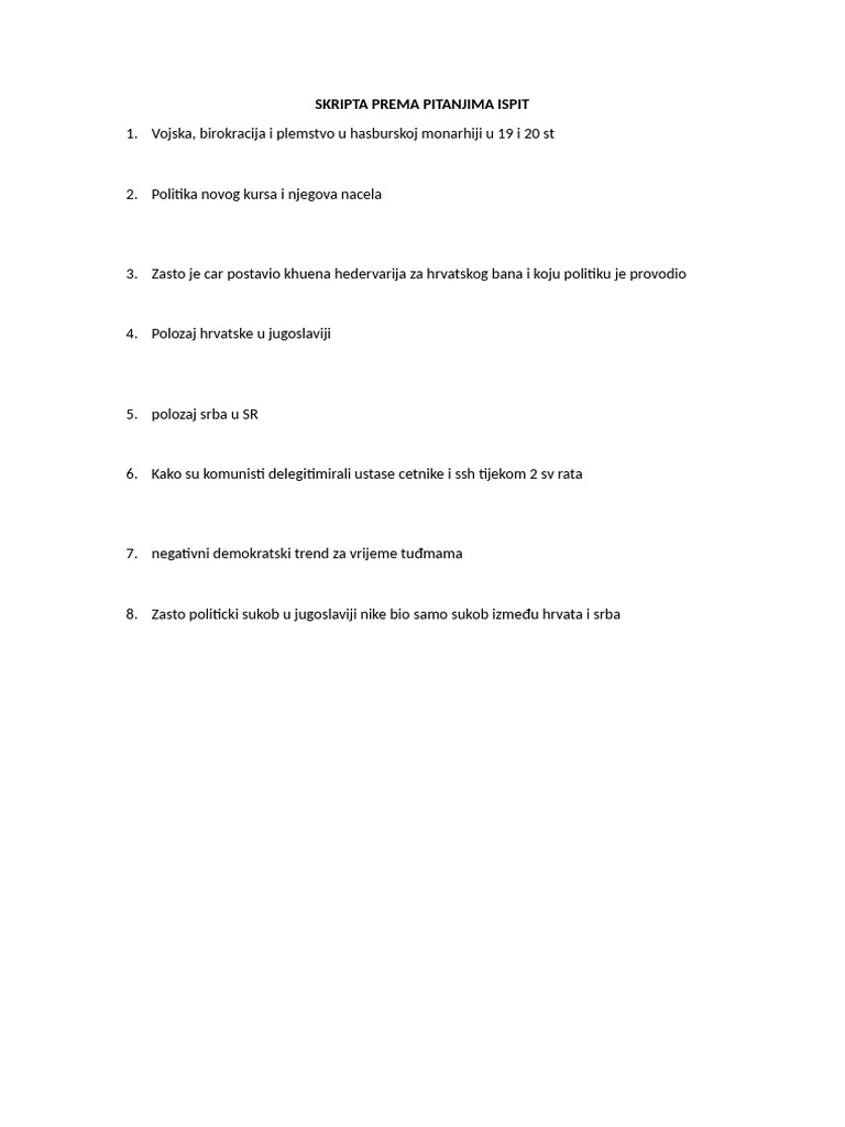 Skripta Skripta Skitpa | PDF