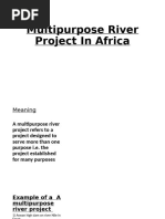 Multipurpose River Project | PDF | River | Dam