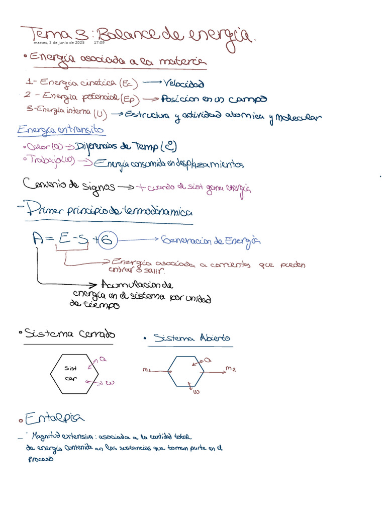 Tema3 Balance de Ener Ia. | PDF