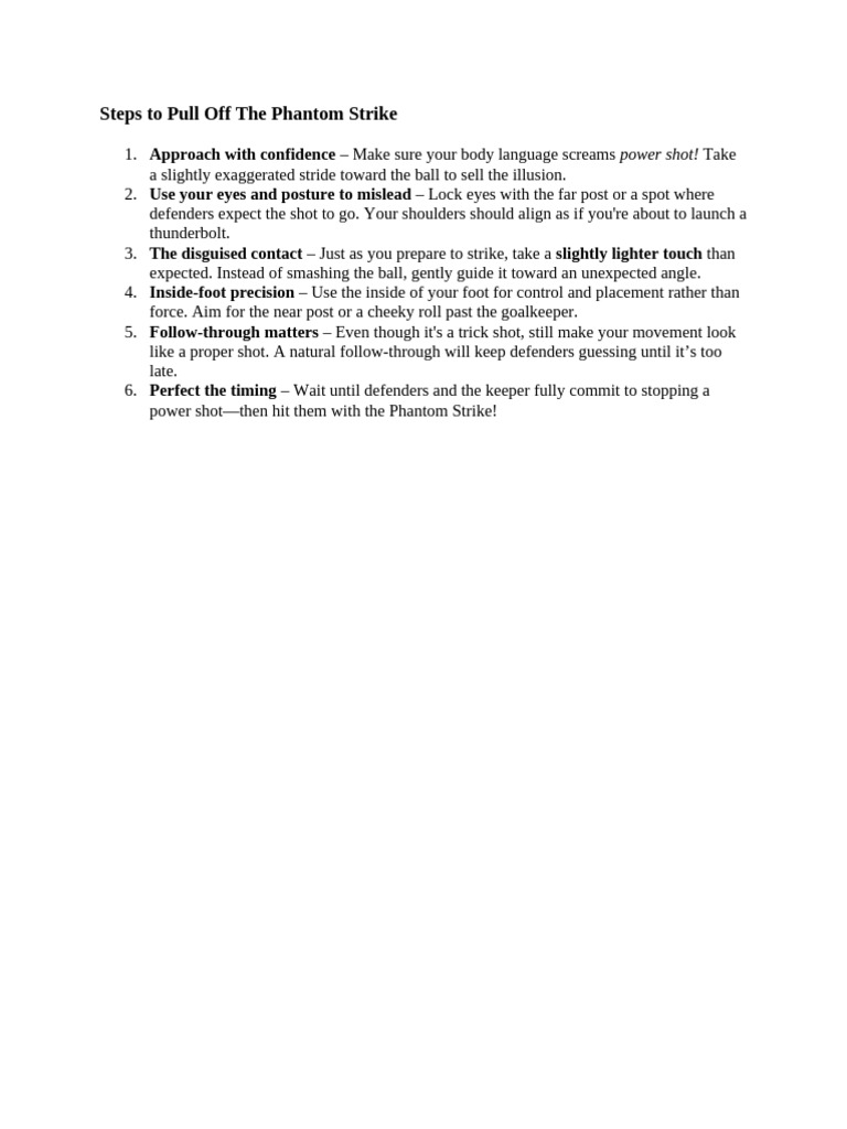 Phantom Stirke | PDF