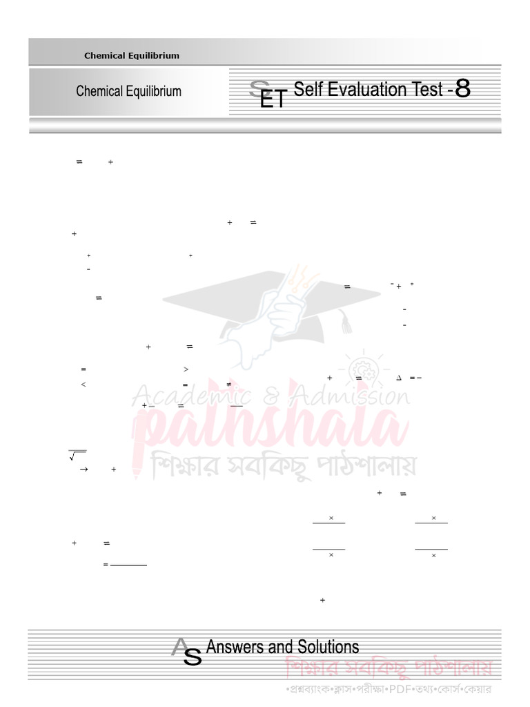 JEE Chemical Equilibrium Notes | PDF | Chemical Equilibrium | Continuum ...