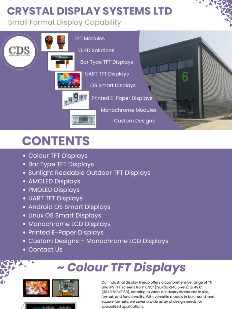 Small Format Display Capability New | PDF | Liquid Crystal Display ...