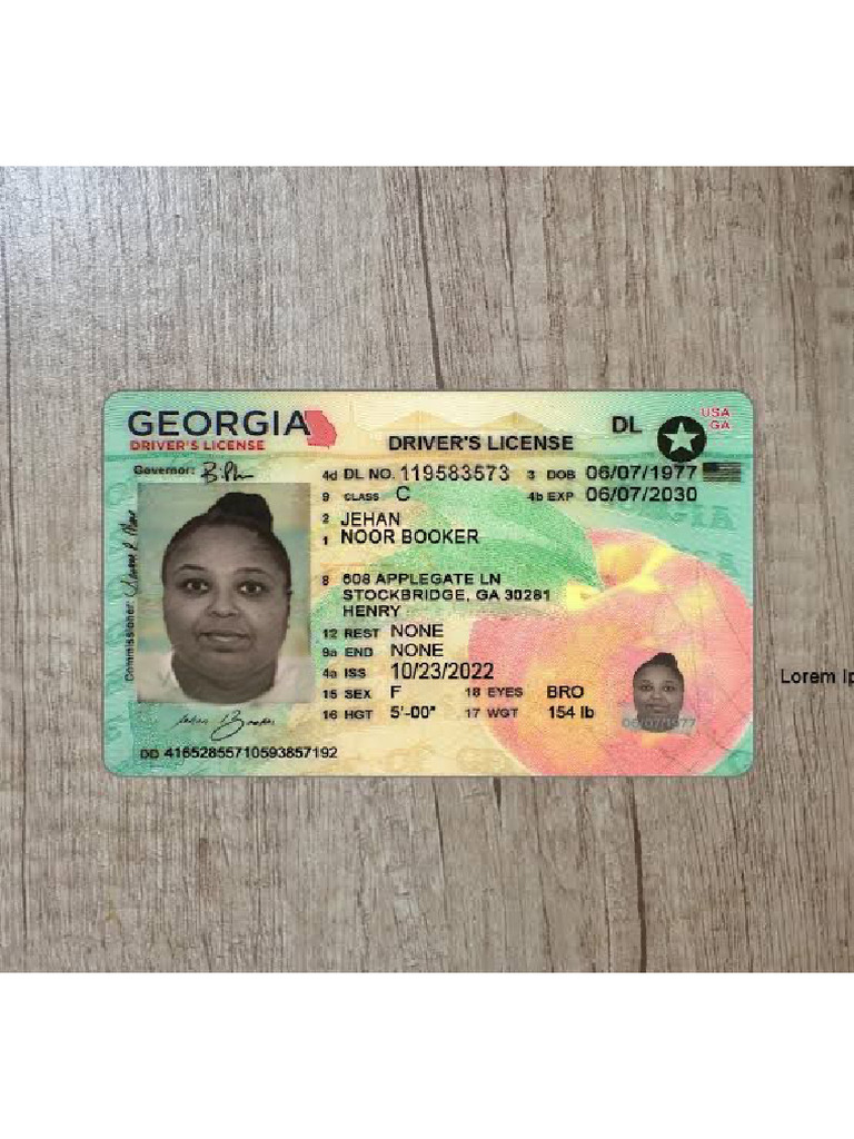Drivers License Front | PDF