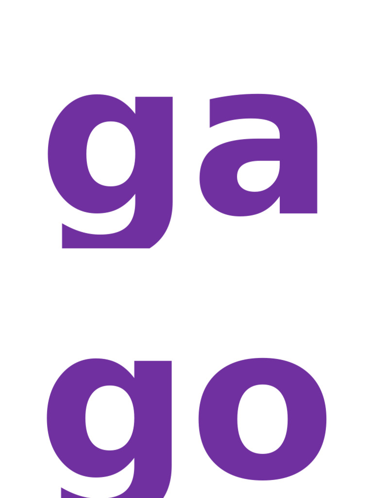 Ga Go Gu Ge Gi Gue Gui Güe Güi | PDF