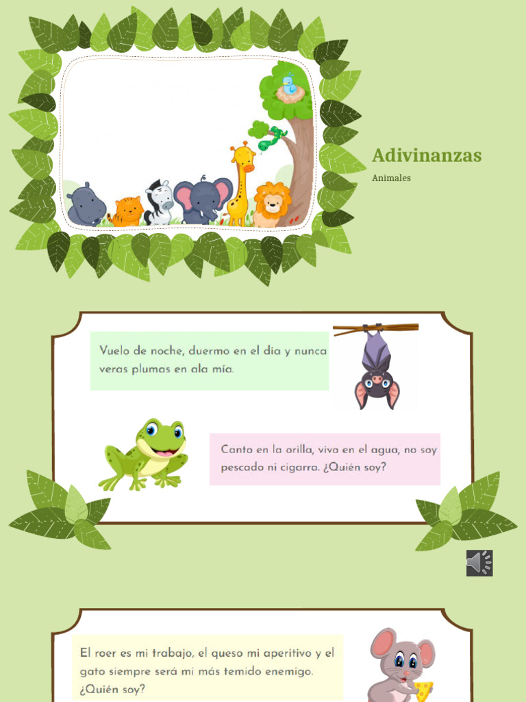 Adivinanzas Animales | PDF