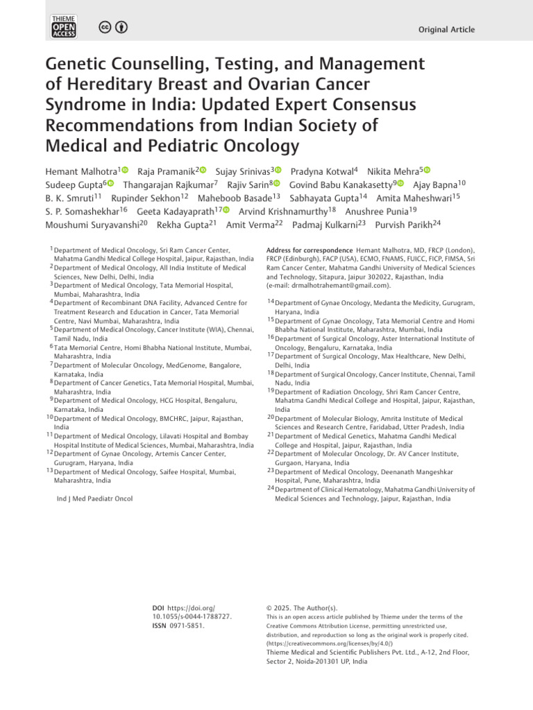 Genetic Counselling Testing and Management of Here | PDF | Medical ...