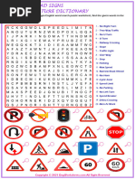 UK Road Signs Cheat Sheet and Flashcards | PDF