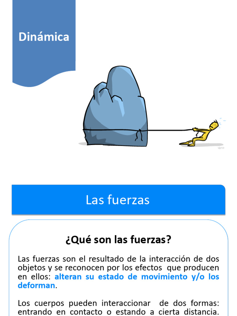 DINÁMICA | PDF | Fuerza | Las leyes del movimiento de Newton
