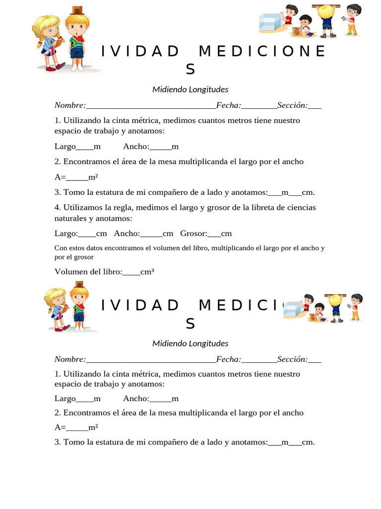 A C T I V I D A D M E D I C I O N E S | PDF