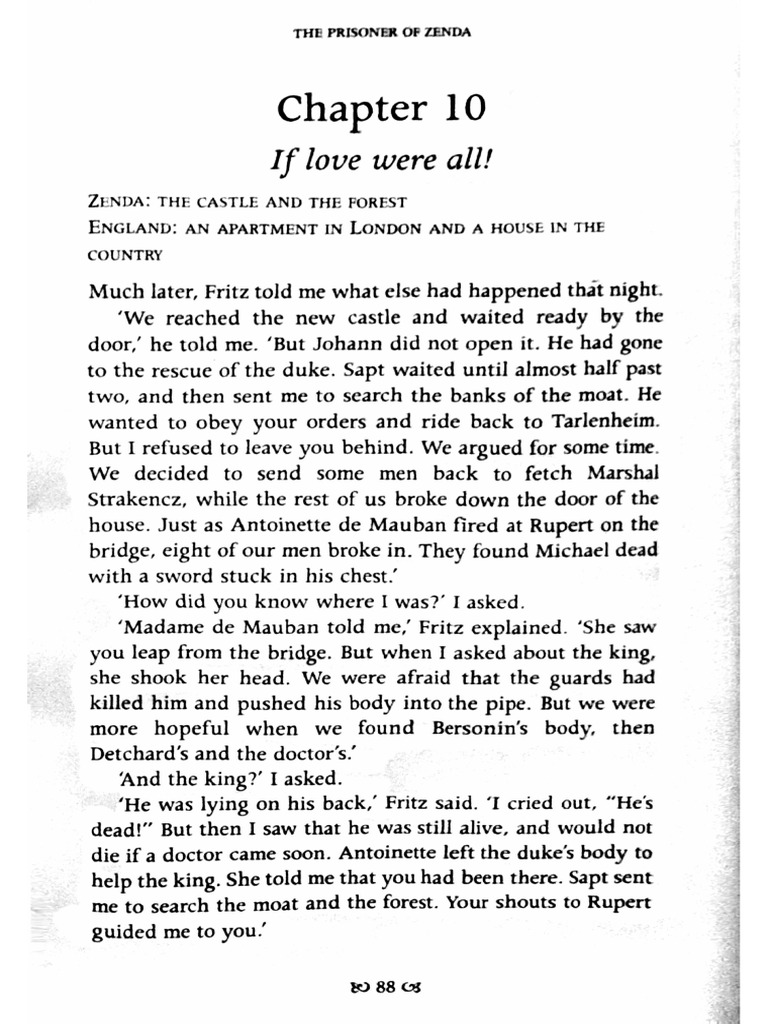 Zenda Chapter 10 | PDF