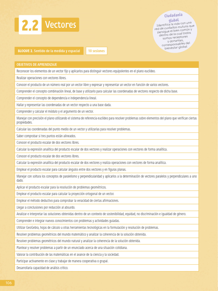 Vectores 1 Bac | PDF | Vector Euclidiano | Sistema coordinado