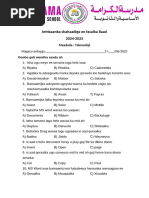 Codsi Shaqo iyo CV Diyaarsan | PDF