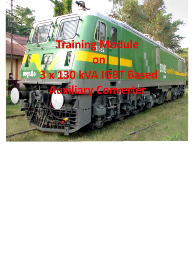 3 X 130 Kva Auxiliary Converter | PDF