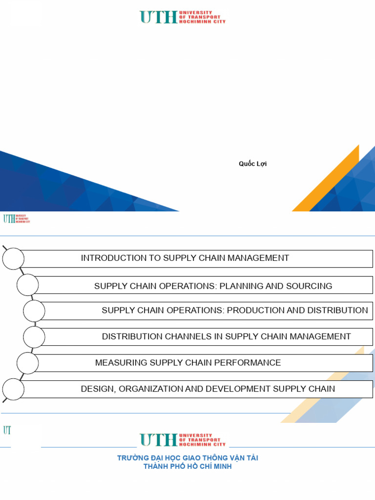 SCM - Slide T NG H P | PDF | Forecasting | Supply Chain