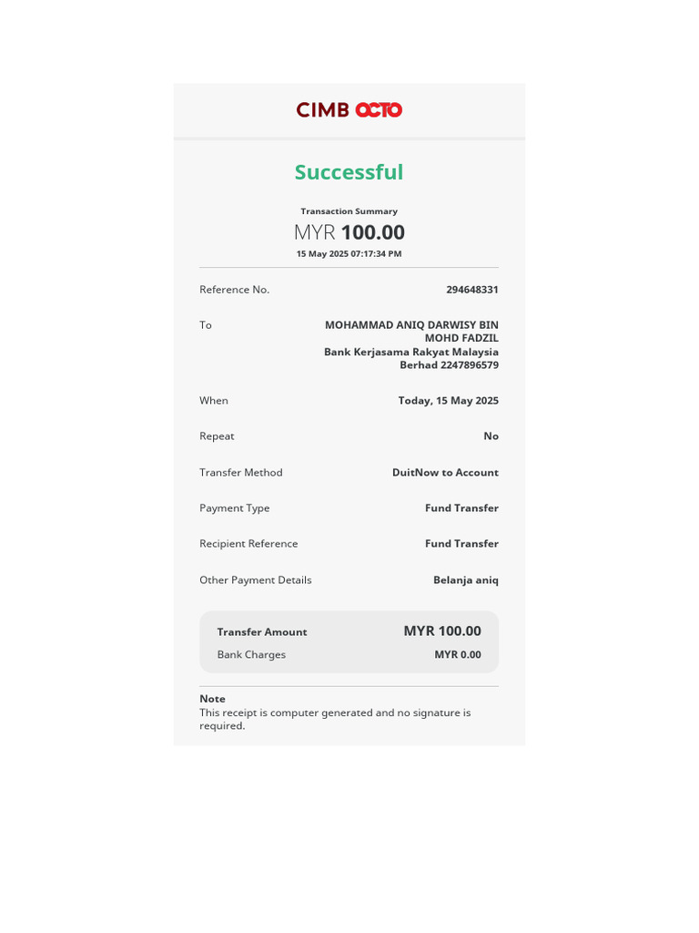 Cimb Octo My-294648331 | PDF