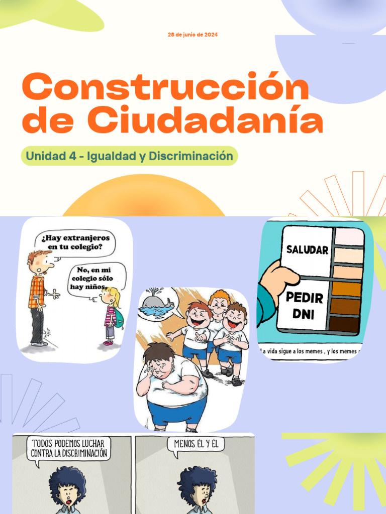 Clase 1 - Igualdad y Discriminación | PDF | Discriminación | Psicología Social