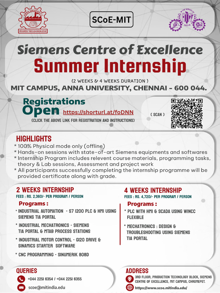 Summer Internship Flyer 2025 | PDF