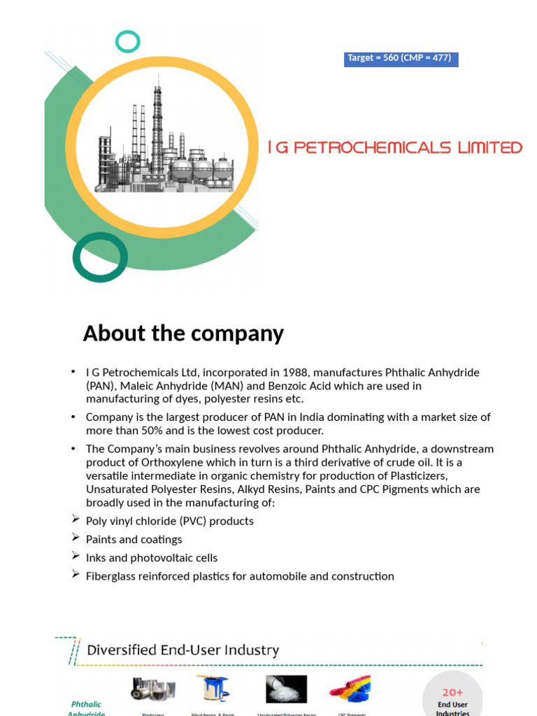 IG Petrochemicals: Market Leader in PAN | PDF