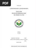 Makalah Landasan Pengembangan Kurikulum | PDF | Karier & Perkembangan | Pengembangan Diri
