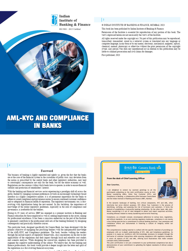 AML-KYC Compliance Guide for Bankers | PDF | Money Laundering ...
