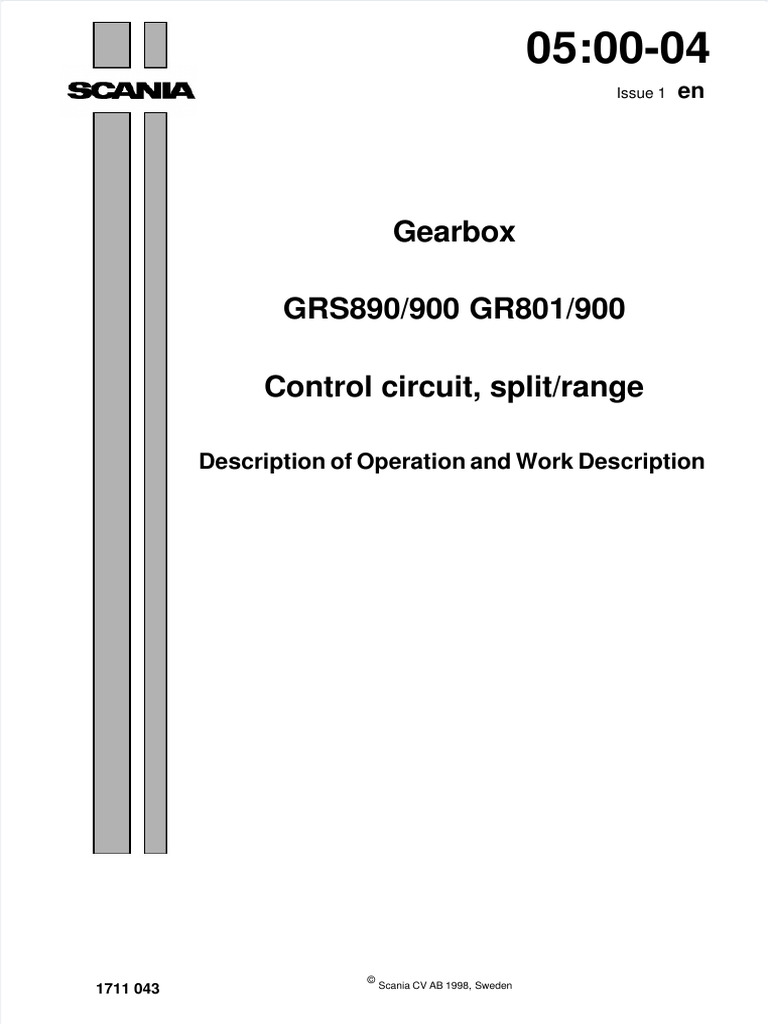 Dokumen - Tips - Grs 890 900 GR 801 900 1pdf | PDF | Valve | Switch