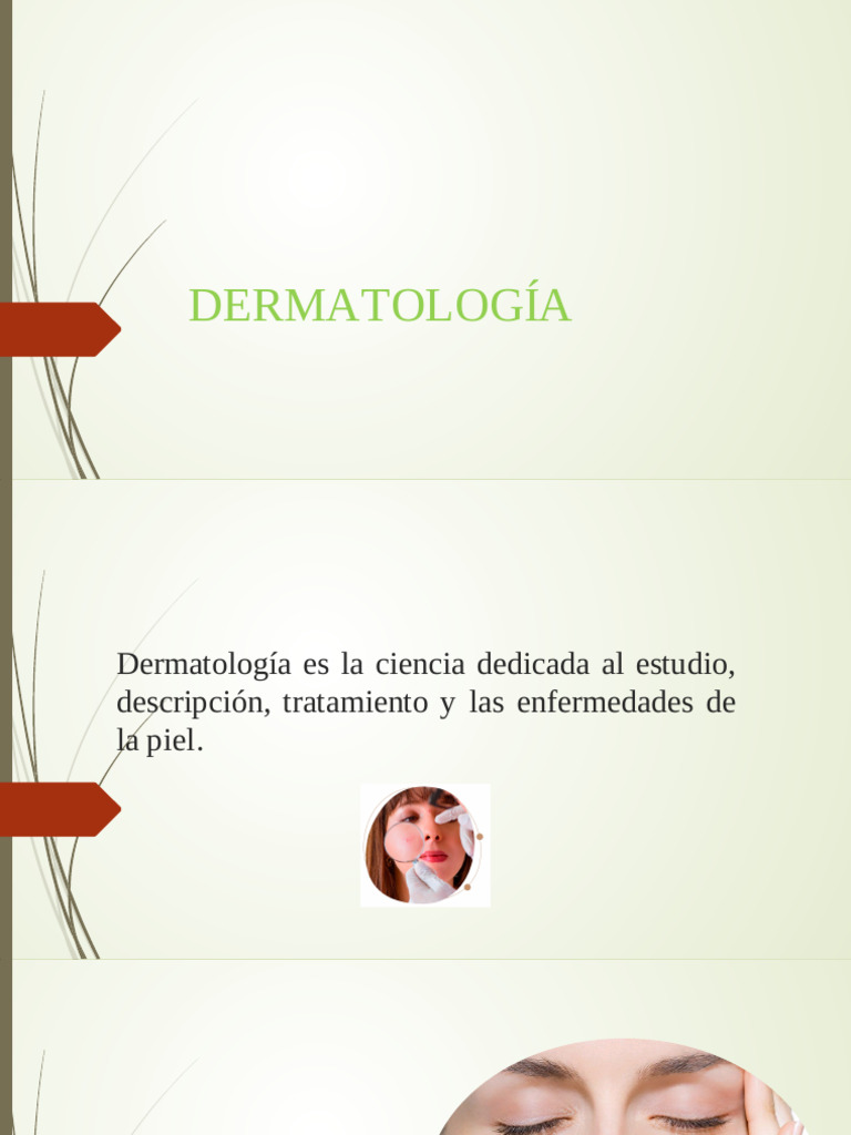 Dermatología 1 | PDF | Epidermis | Piel