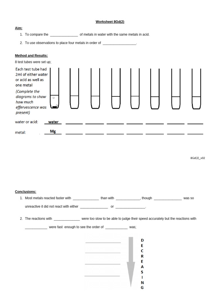 8Gd2 Worksheet v01 JAT | PDF