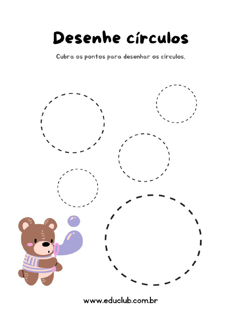 Atividade Círculo Pontilhado | PDF