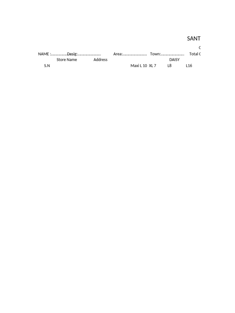 Booking Sheet | PDF