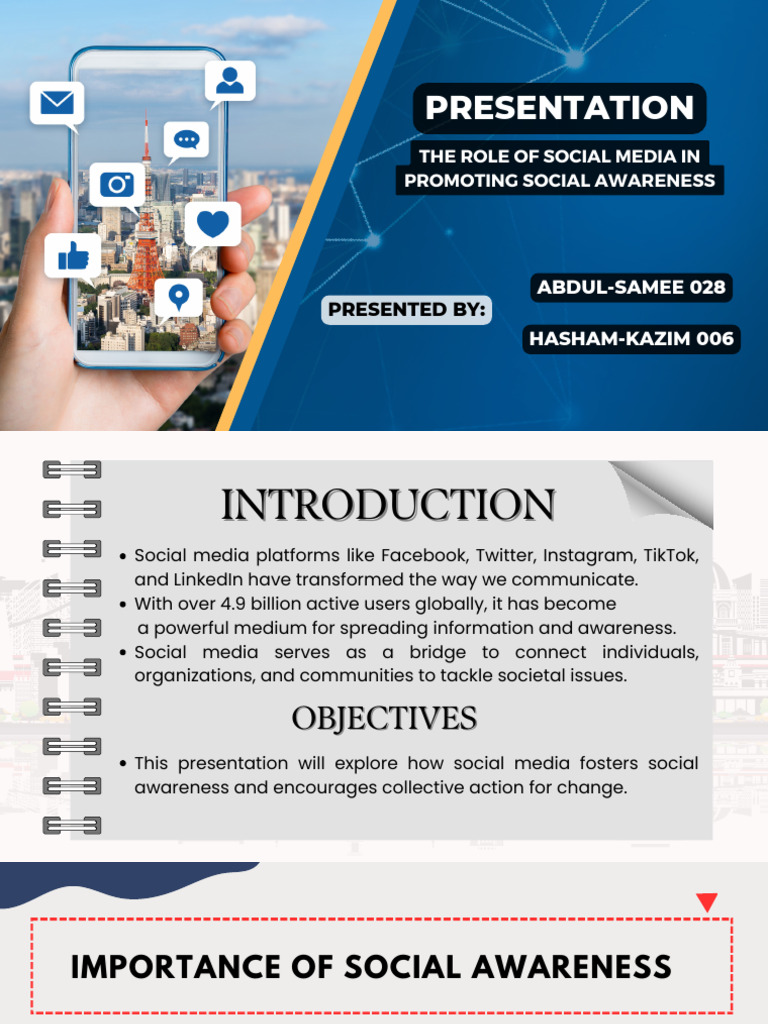 The Role of Social Media in Promoting Social Awareness | PDF | Social ...