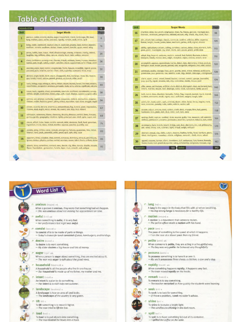 2 Units of Vocab Copy v2 | PDF
