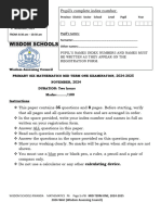 P6 Mathematics National Exam Practice | PDF | Area