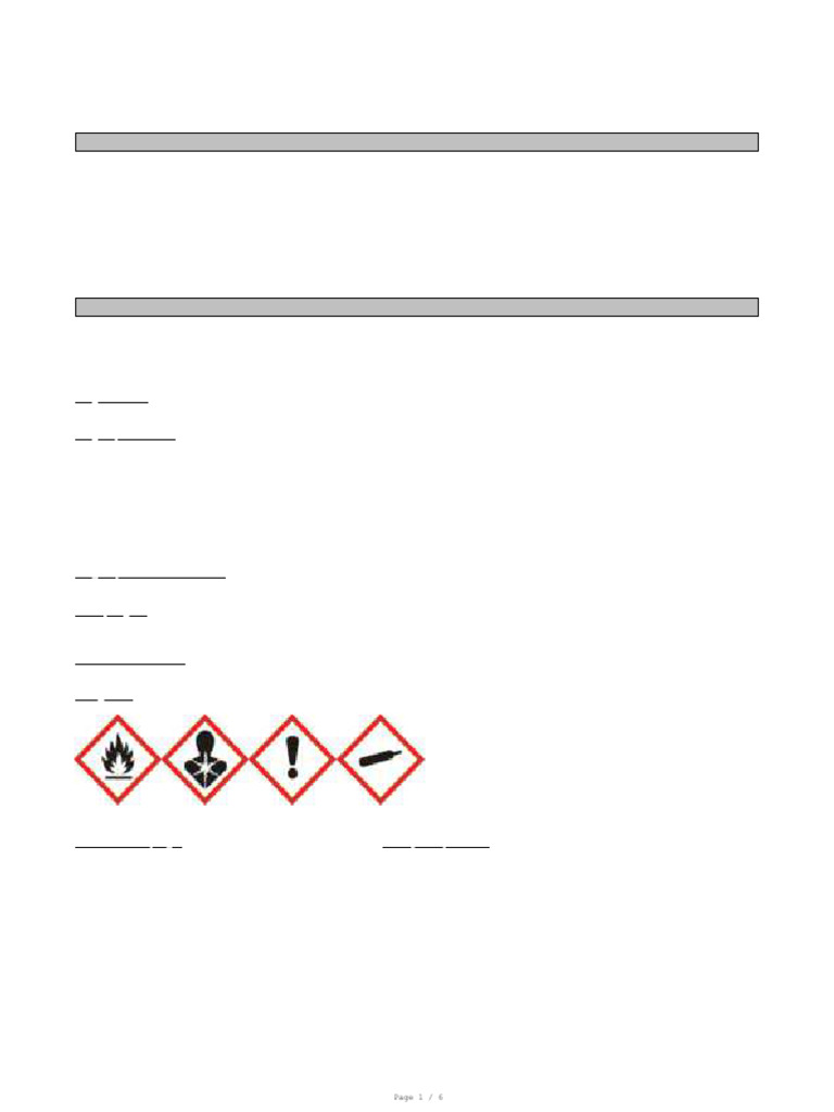 Hoja de Seguridad RESIST-X AEROSOL | PDF | Alergia