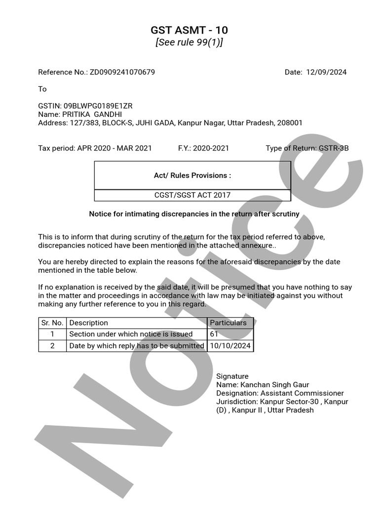 SR Notice ZD0909241070679 20240912020250 | PDF