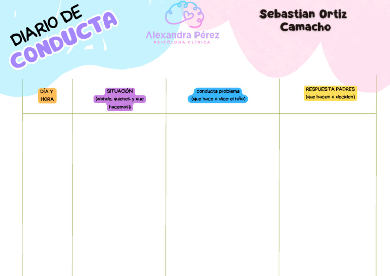 Diario de Conducta | PDF